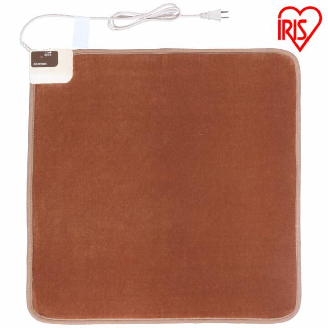 ホットマット HCM-60S-T 60×60cm ブラウン 送料無料 ホットカーペット ミニマット 足元 暖房 冷え性 家庭用 おしゃれ ...