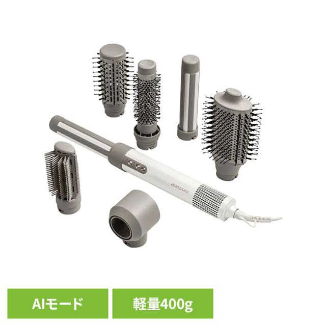 Acerpure Beauty AIイオンスタイリングドライヤー サテンホワイト DS744-10W Acerpure 【B】 ヘアドライヤー ヘアケア ドライヤー 速乾 大風量 静音 アタッチメント カールドライヤー エイサー acer エイサーピュア 送料無料