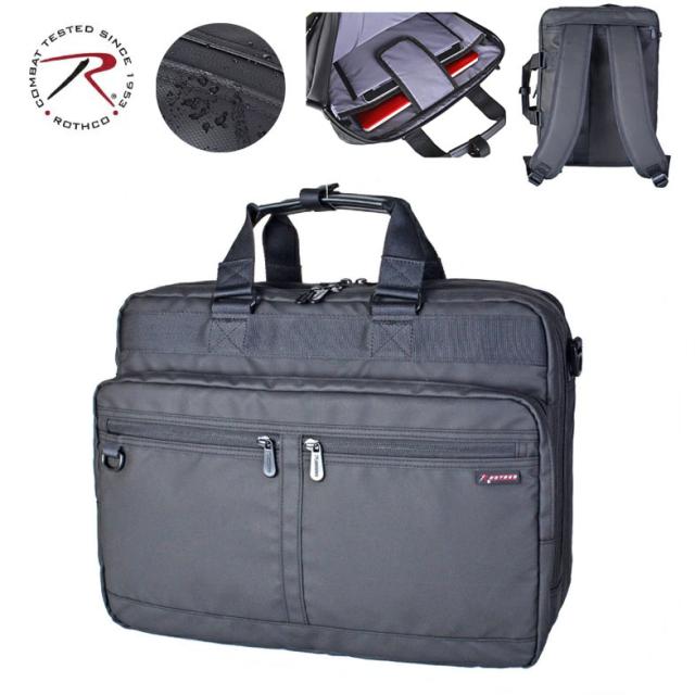 ビジネスリュック ビジネスバッグ メンズ ショルダーバッグ 3way 2ルーム ブランド ROTHCO ロスコ 45086 耐水 止水ファスナー 防汚 軽量 消臭 A4・B4ファイル対応 ノートPC収納 キャリーオン パソコンバッグ リュック 手提げ 斜め掛け 肩掛け 通勤 通学