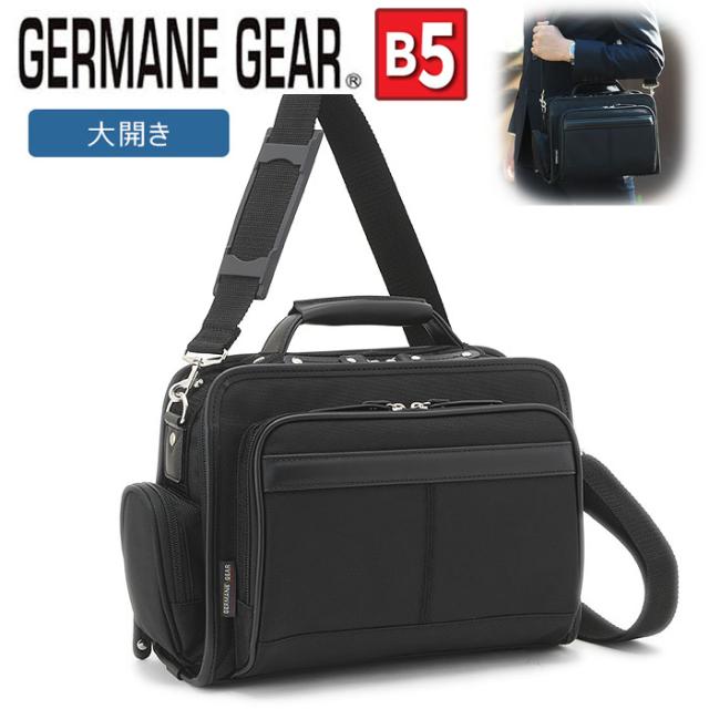 ショルダーバッグ メンズ B5 小さめ 斜めがけ ブランド GERMANE GEAR #33737 2way 軽量 使い易い 多機能 横型 シンプル 出張 通勤 お散歩 お出掛け 冠婚葬祭 鞄倶楽部