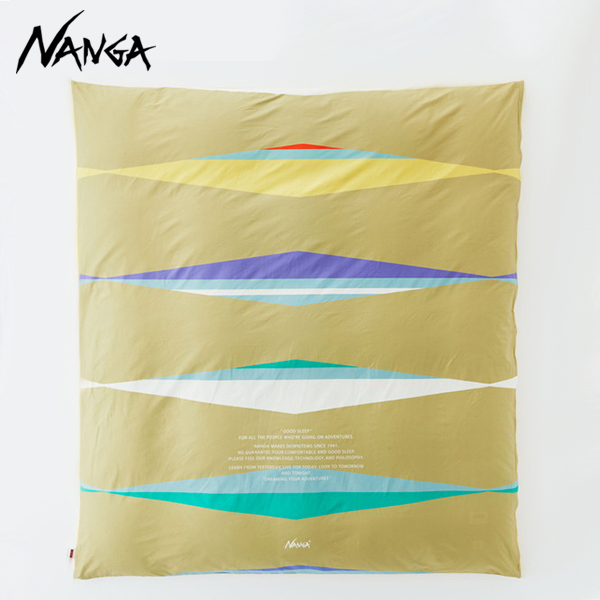 DUVET COVER NANGA RHOMBOID MOUNTAIN ダブル デザートサンド D DOUBLE DESERT SAND NZ2254-4F420 N1VIDS74 NANGA
