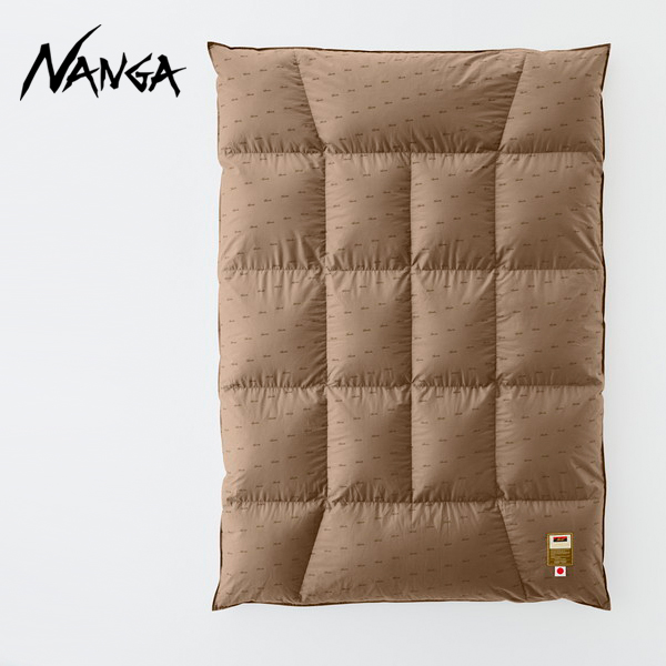 ダウンデュベ シングル DX トラぺゾイド シングル モカ DOWN DUVET SINGLE DX (TRAPEZOID) SINGLE MOCHA NZ2254-4A402 N1J0MCs4 NANGA