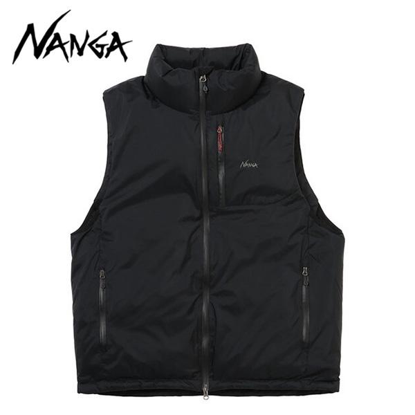 ナンガ NANGA オーロラテックス スタンドカラー ダウンベスト AURORA TEX STAND COLLAR DOWN VEST BLK S ND2441-1N010-A N0001636
