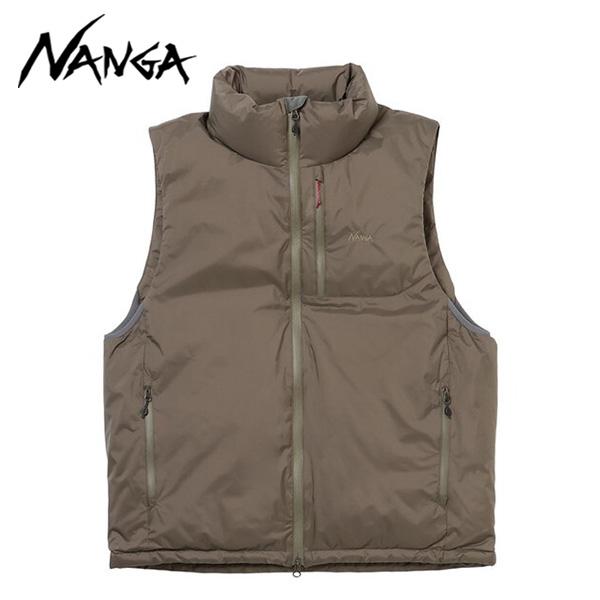 ナンガ NANGA オーロラテックス スタンドカラー ダウンベスト AURORA TEX STAND COLLAR DOWN VEST M.GRY S ND2441-1N010-A N0001641