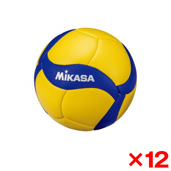 MIKASA V1.5W ×12 マスコットボールバレー縫いV200Wモデル