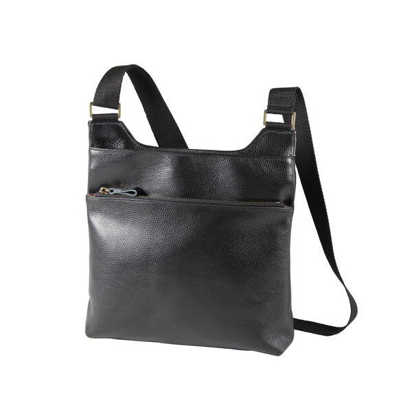 豊岡工房 牛革ボディショルダー ブラック 432301 小田清