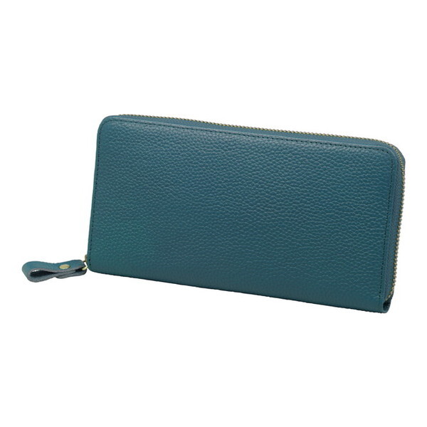 豊岡工房 牛革が分けられる長財布 ブルー 377410 小田清