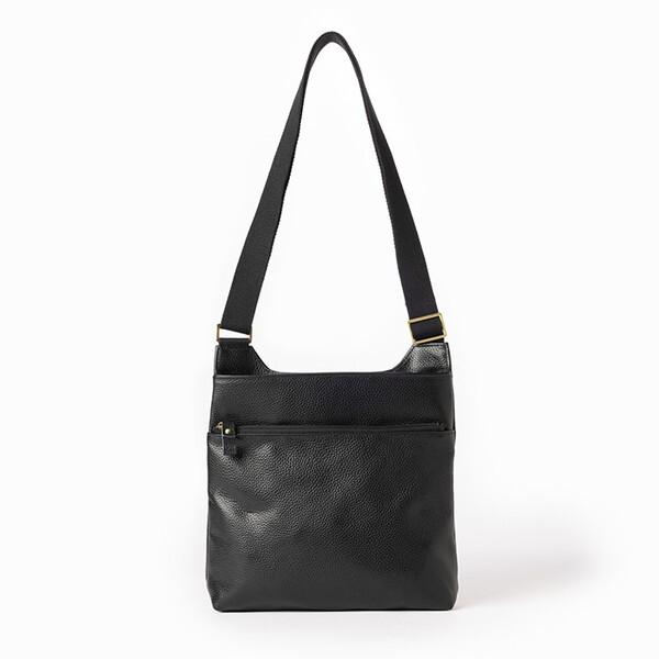 豊岡工房 軽量牛革ボディショルダー ブラック 438301 小田清