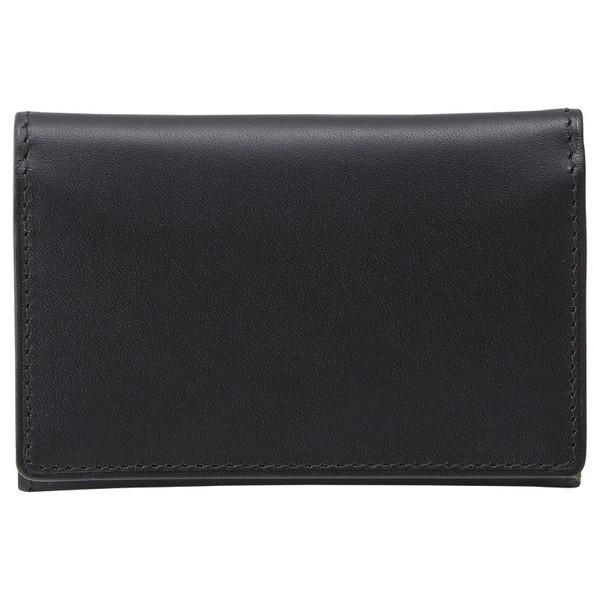 10603603 8140-01 風琴マチ 牛革名刺入れ ブラック