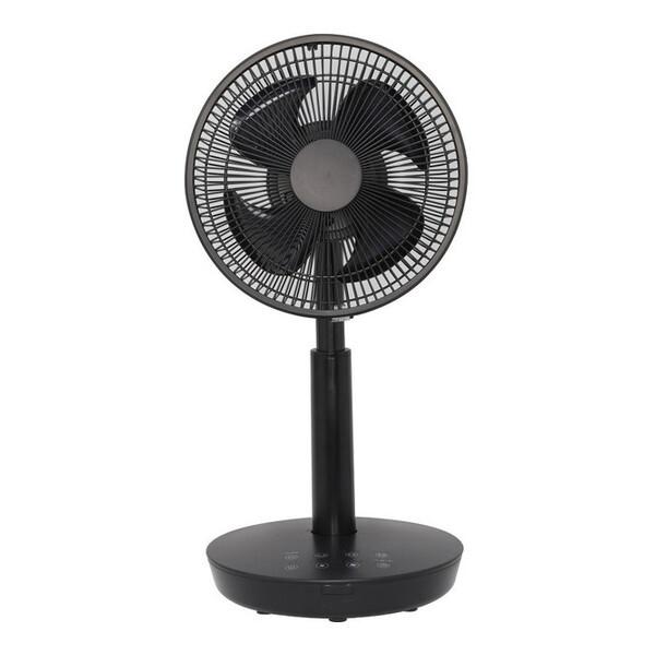 扇風機 リビング扇風機 リモコン付き 4枚羽根 SKJ エスケイジャパン SKJ-KT20FSA(BK) ブラック 反転運動機能 メーカー直送