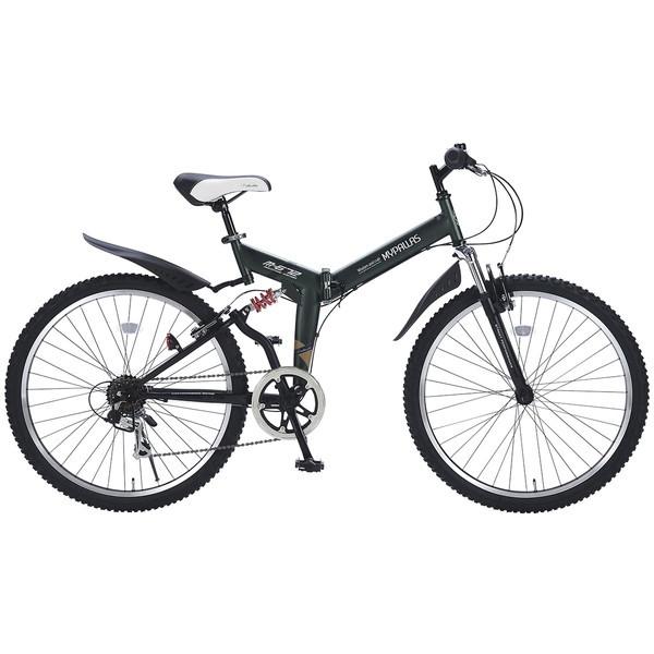 M-672-GR アーミーグリーン 折畳26インチATB 6SP Wサス マイパラス メーカー直送