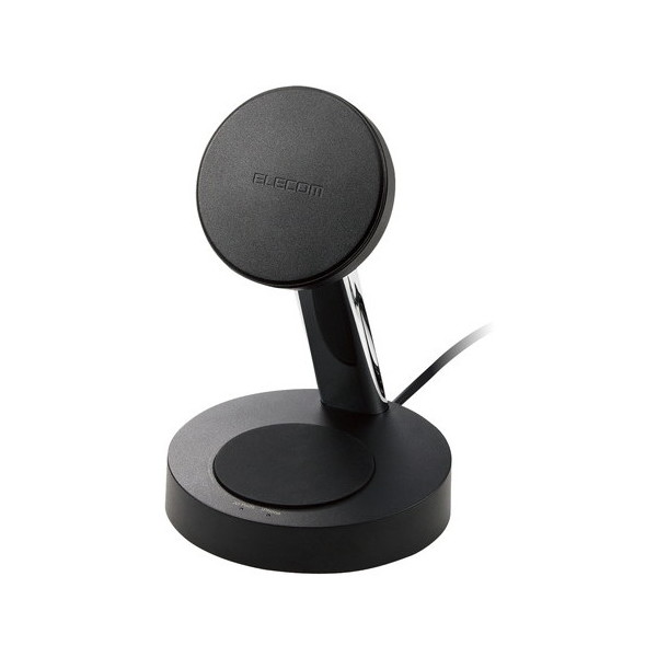 W-MS03BK ブラック ELECOM [マグネット内蔵ワイヤレス充電器 7.5W+5W スタンドタイプ] メーカー直送の通販はau PAY マーケット - PREMOA au PAY ...