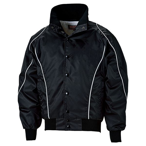 ゼット 野球ウエア 少年用グラウンドコート ブラック 160cm BOG815A 1900 ZETT