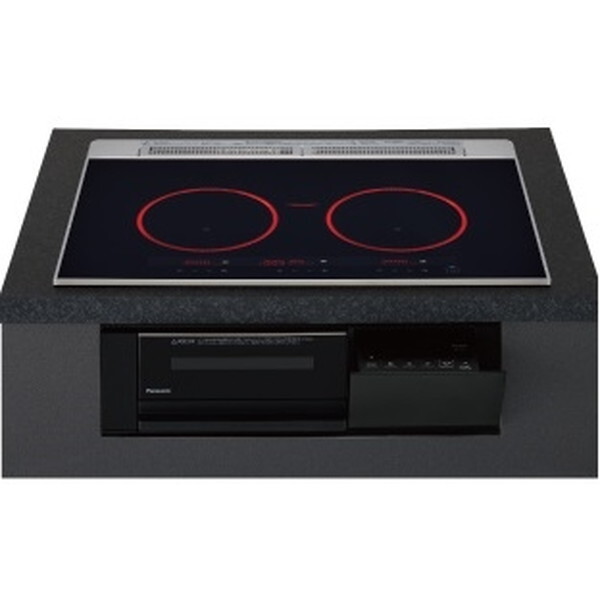 KZ-C37K PANASONIC ブラック Cシリーズ [ビルトインIHクッキングヒーター (75cm幅・IH3口・単相200V)]
