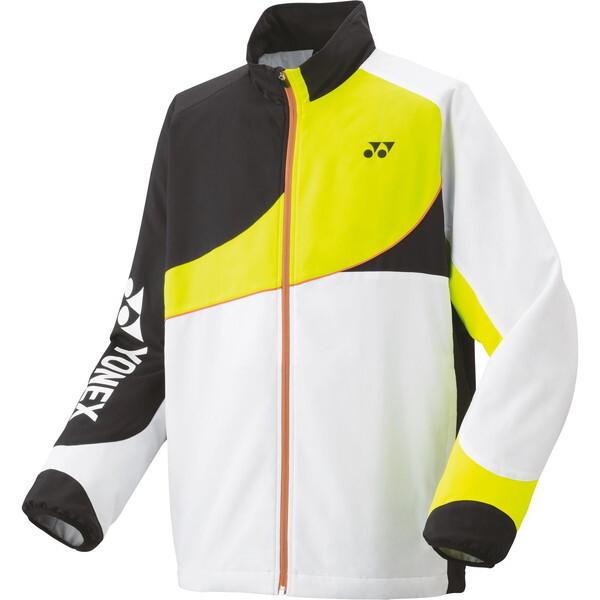 スポーツウエア ユニ裏地付ウィンドウォーマーシャツ ホワイト M 70100 011 ヨネックス