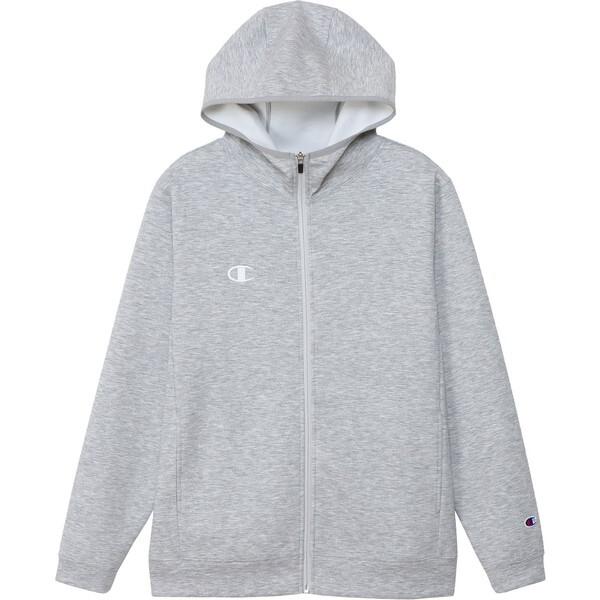 チャンピオン スポーツウエア ZIP HOODED JACKET グレー M C3-BS110 070 Champion