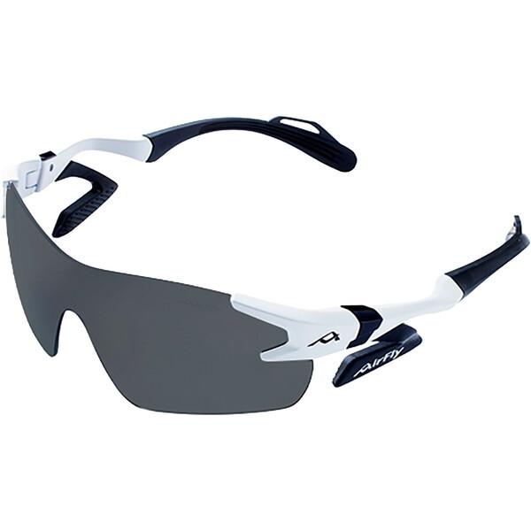 エアフライ AF-301 C-2P 鼻パッドのないスポーツサングラス ホワイトマット AirFly ユニセックス