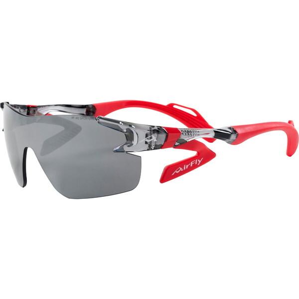 エアフライ AF-302 C-1SP 鼻パッドがないスポーツサングラス CGRY フレーム/クリアグレー、レンズ/ライトスモーク AirFly ユニセックス