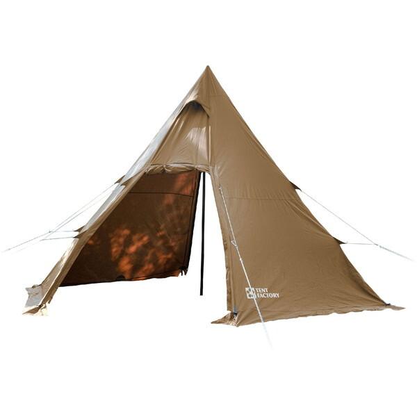 TF-TCP6R1 DBE テントファクトリー ダークベージュ Hi-TC R1 [ワイドワンポールテント]