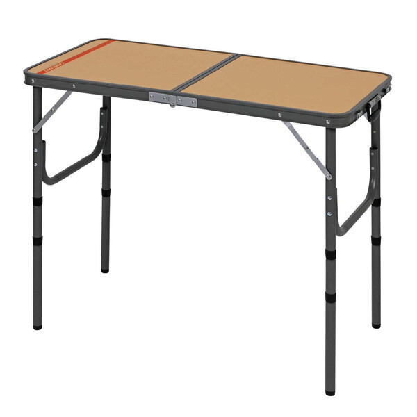 キャンプアウト アルミフォーウェイテーブル 90×45cm (タン×ダークグレー) UC-589 CAPTAIN STAG