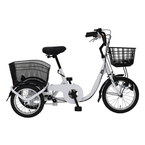 SWING CHARLIE MG-TRE16L ロータイプ三輪自転車L ホワイト ミムゴ メーカー直送