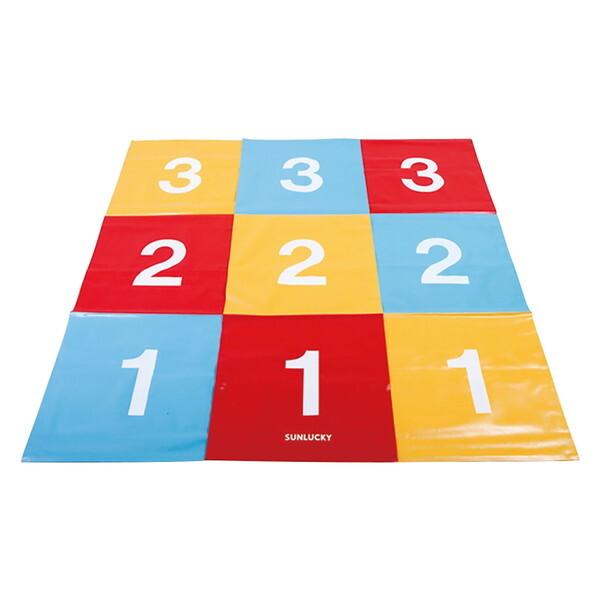 サンラッキー レクレーション トリコロマット イエロー×レッド×ブルー BET1 SUNLUCKY