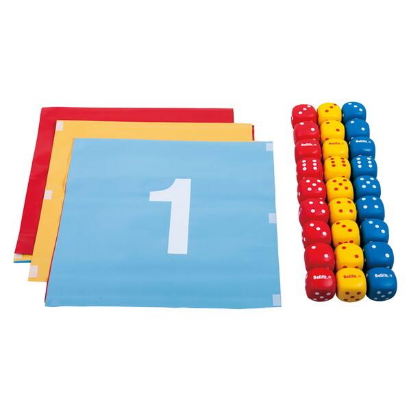 サンラッキー レクレーション トリコロキューブセット イエロー×レッド×ブルー BETX SUNLUCKY