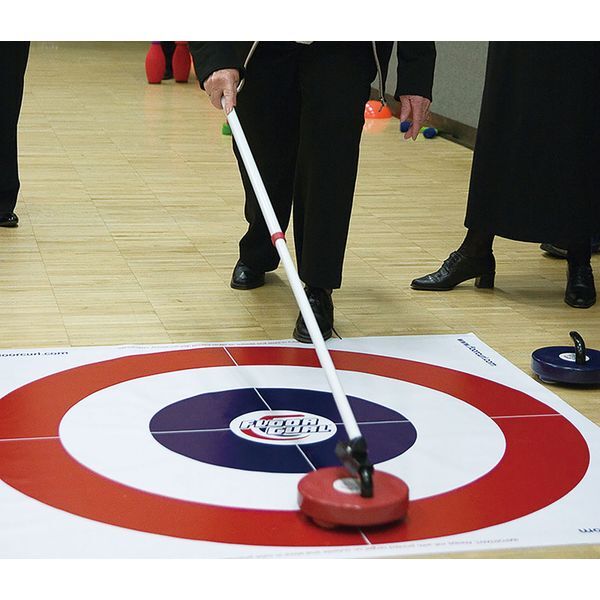 サンラッキー レクレーション フロアカール サポートスティック 1本 ホワイト RSP-100 SUNLUCKY