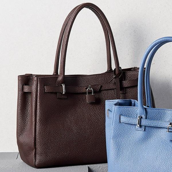 「石井猛雄」 DH-30-08 手提げバッグ ブラウン