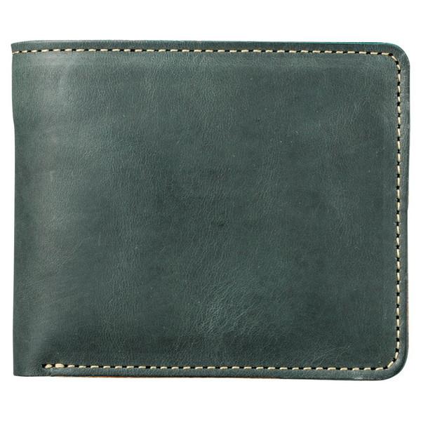 ヌメ革財布 グリーン OJ-4021 made in underground osaka.japan