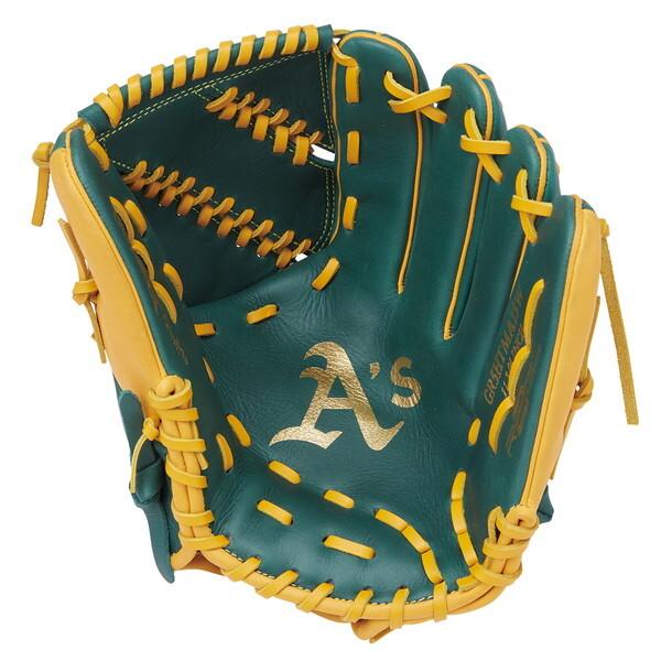 ローリングス 野球 軟式用グローブ(投手) ハイパーテック MLB A15W OAK アスレチックス 右投げ用 Rawlings