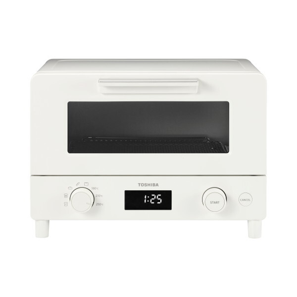 HTR-W7(W) 東芝 ミルキーホワイト [オーブントースター (1400W / 2枚焼き)]