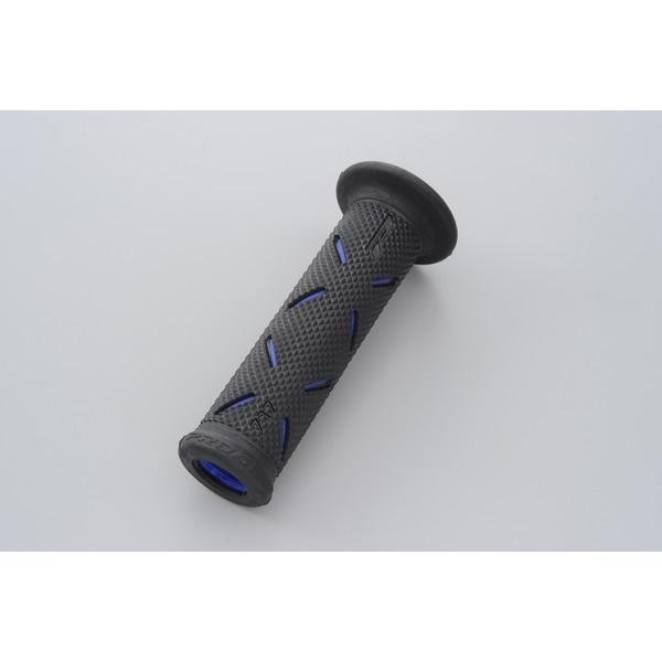 D98038 PRO-GRIP スーパーバイクグリップ#717 耐震GEL 122mm 貫通ブラック/ブルー デイトナの通販はau PAY ...