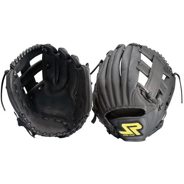 SBGDS960 左投げ ブラック SUREPLAY [オールラウンド (軟式・ソフトボール兼用グローブ)]