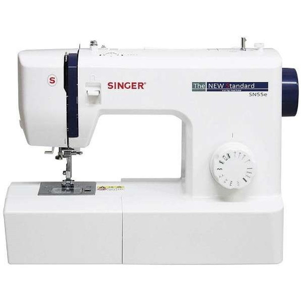 SN55E ホワイト シンガー [電動ミシン]