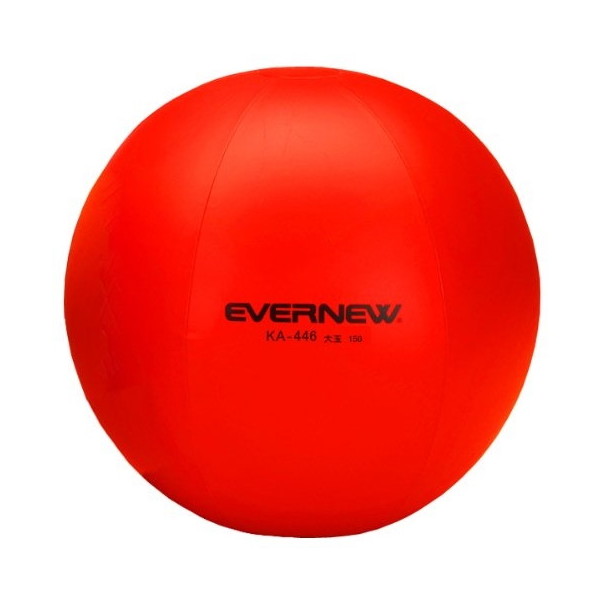 EVERNEW エバニュー EKA446 100 カラー大玉150 赤 メーカー直送