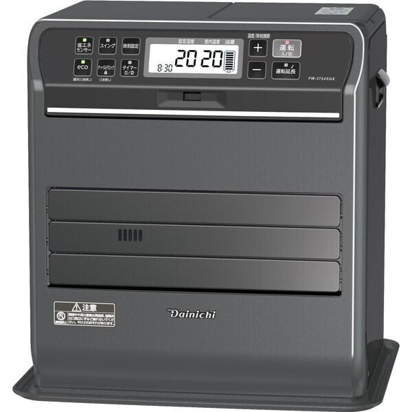 DAINICHI FW-3724SGX(K) ストーンブラック [石油ファンヒーター (木造10畳/コンクリ13畳まで)]