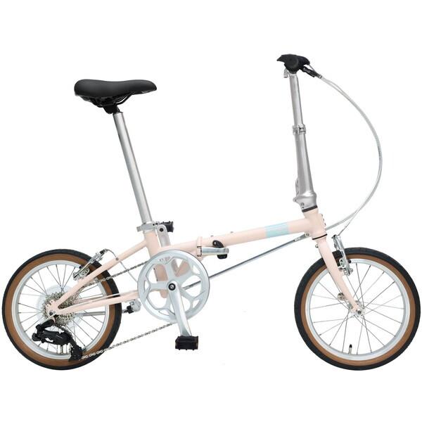 DAHON INTERNATIONAL ダホンインターナショナル Boardwalk 16 フォールディングバイク Pink Puff [折り畳み自転車 16インチ 7段変速]
