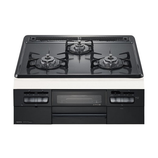 ビルトインガスコンロ プロパンガス ノーリツ 3口 無水両面焼 60cmタイプ メタルトップシリーズ N3WT5RWTQ1-LP 幅60cm