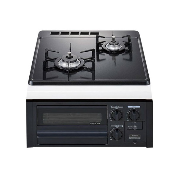 ビルトインガスコンロ 都市ガス ノーリツ 2口 コンパクトタイプ N2G23KSQ1-13A 幅45cm