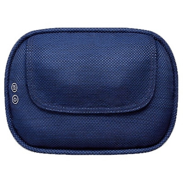 マッサージ機 マッサージ クッション 背中 腰 オムロン HM-350-B ブルー OMRON [クッションマッサージャ]