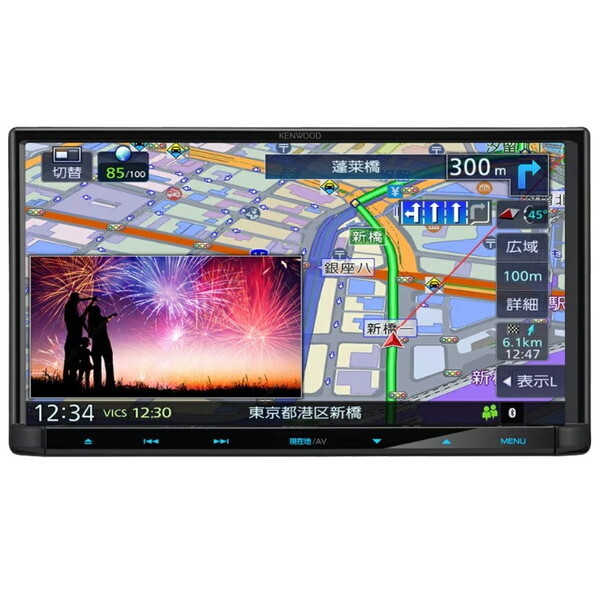 MDR-L612 KENWOOD 彩速ナビ [7V型AVナビゲーションシステム (地上デジタルTVチューナー Bluetooth(R)内蔵 ...