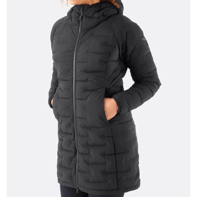 Rab ラブ レディース キュビット ストレッチ ダウンパーカー Cubit Stretch Down Parka Wmns QDB41-Ebony Rab アウトドア ウェア