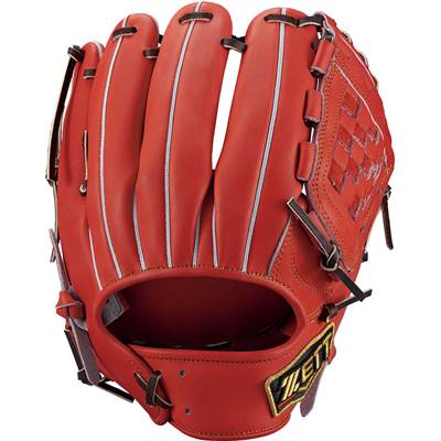 ゼット 一般軟式グローブ プロステイタス 源田選手タイプ 二塁手・遊撃手用 右投げ 軟式野球 ディープオレンジ/ブラウン BRGB30250-5837-LH