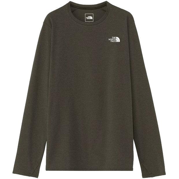 ノースフェイス ロングスリーブエンデューロクルー メンズ 長袖 Tシャツ ミックスチャコール S-XL NT62375-ZC ザ・ノース・フェイス