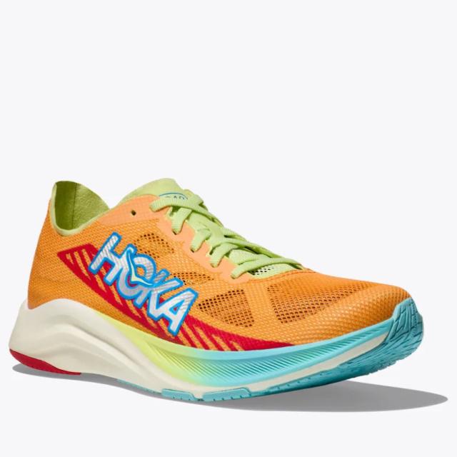 ホカオネオネ シエロ ロード ランニングシューズ メンズ ソーラー フレイム/セロリ ジュース HOKA 1143490-SYJ