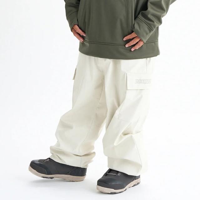 24-25 DC ディーシー シューズ スノーボードパンツ ディーシー スノーワイドカーゴパンツ ホワイト DPT243935-WHT
