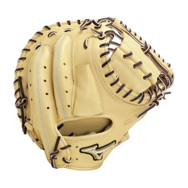 ミズノ 一般軟式 キャッチャーミット グローバルエリート 號SAKEBI 右投げ ブロンド×ブラウン 軟式野球 1AJCR32500-8057