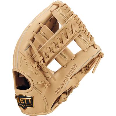 ゼット 一般軟式グローブ オールラウンド用 ソフトステア 右投げ 軟式野球 パステルブラウン BRGB35520-3200-LH