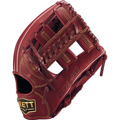 ゼット 一般軟式グローブ オールラウンド用 ソフトステア 右投げ 軟式野球 ボルドーブラウン BRGB35520-4000-LH